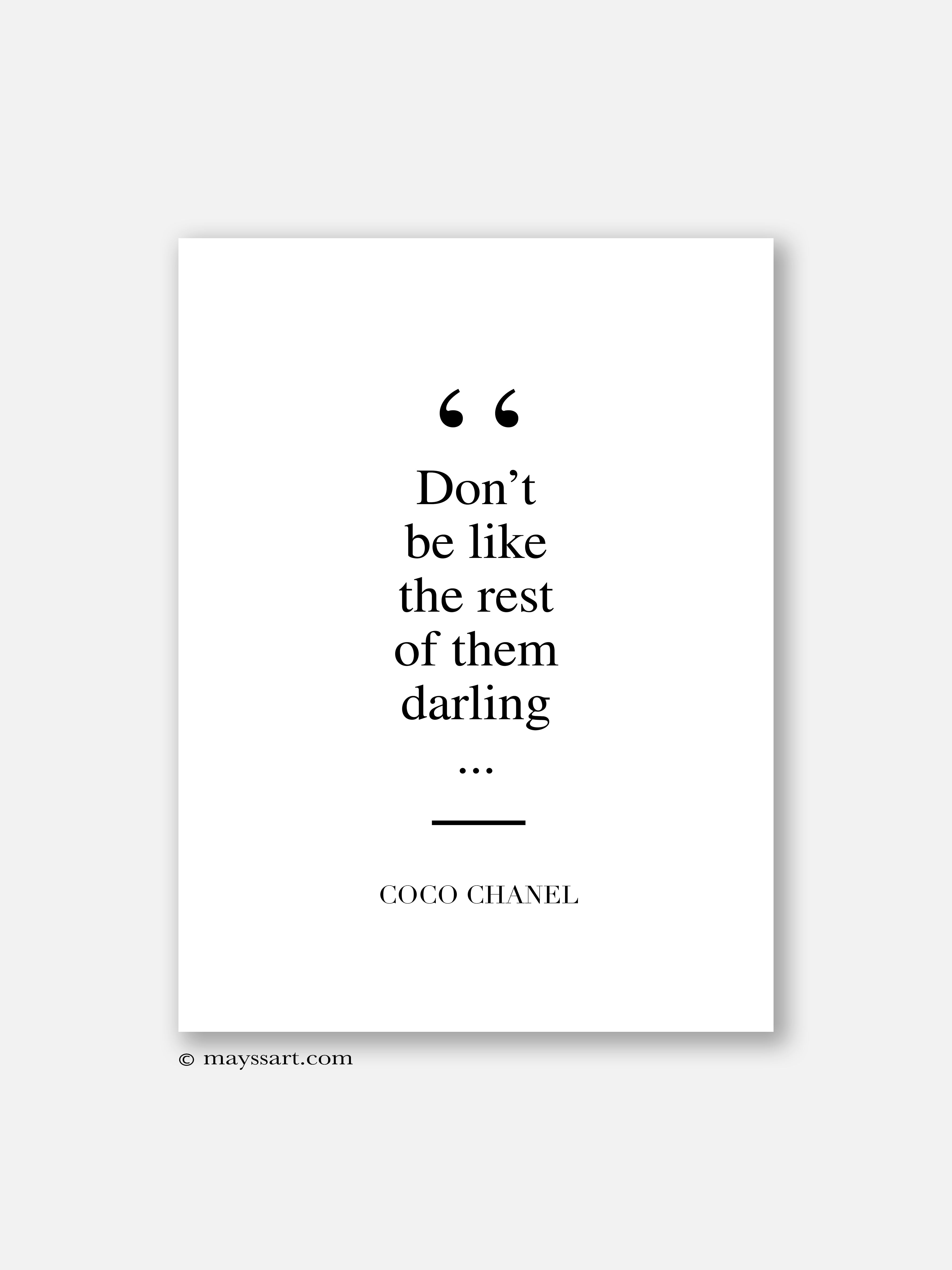 Don't Be Like - Poster – Mayssart